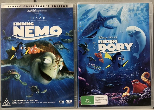 FINDING NEMO AND Finding Dory Movie Set - DVD - Region 4 - Fast Postage ...