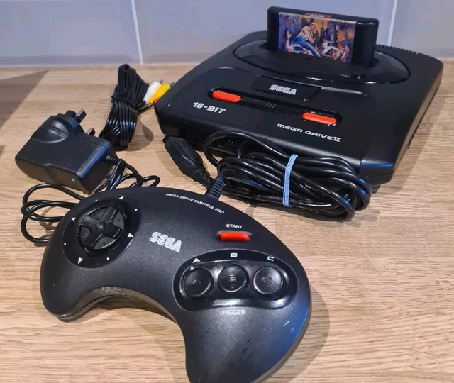 SEGA MEGADRIVE MEGA DRIVE II Console Bundle Streets of Rage UK PAL PSU ...