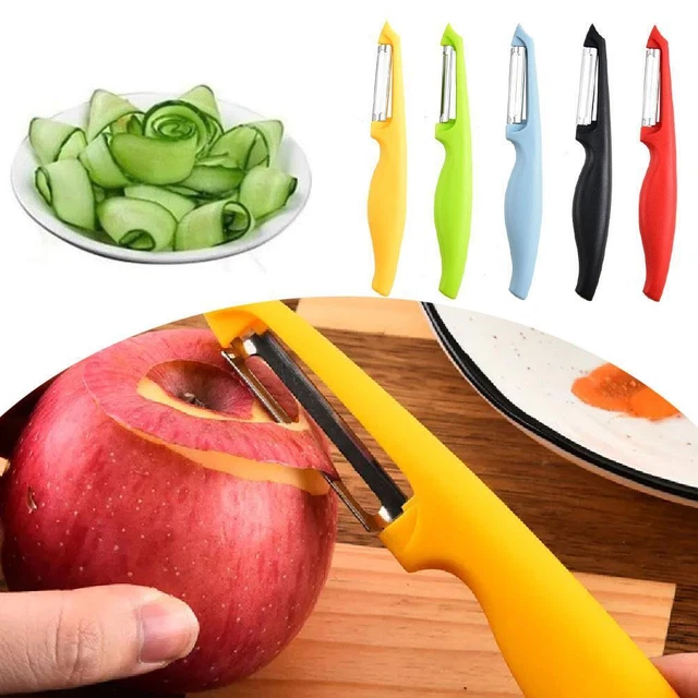 KITCHEN FRUIT AND Vegetable Peeler Long Handle Fruit Easy Carrot ...