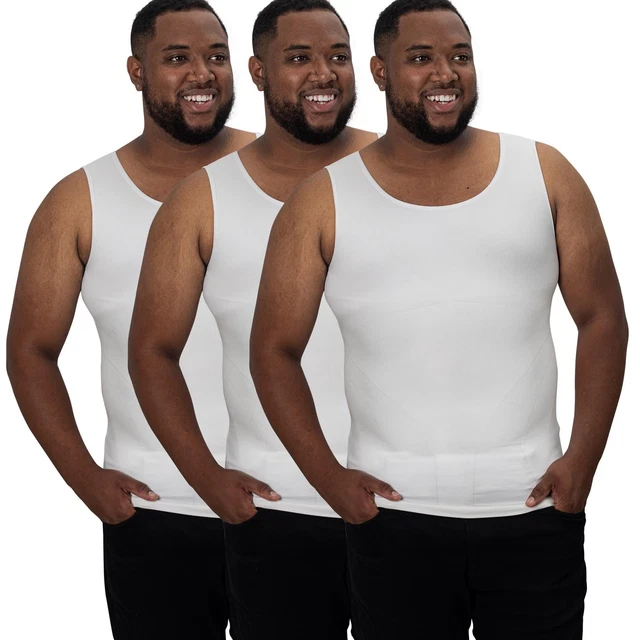 GYNECOMASTIA COMPRESSION SHIRTS for Men - Sleeveless Slimming ...