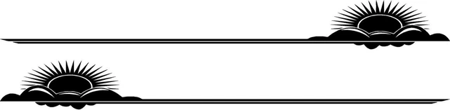 MOTORHOME/CARAVAN VINYL GRAPHICS Kit Decals Stickers Stripes #71L Fast ...