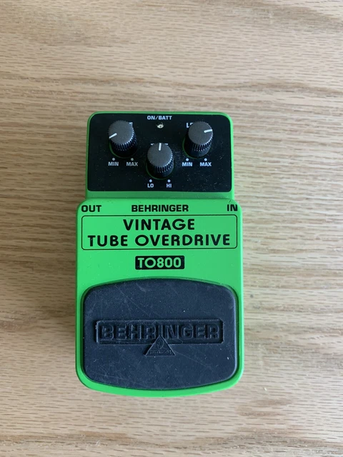 BEHRINGER TO800 VINTAGE Tube Overdrive Tubescreamer Clone £13.35 ...