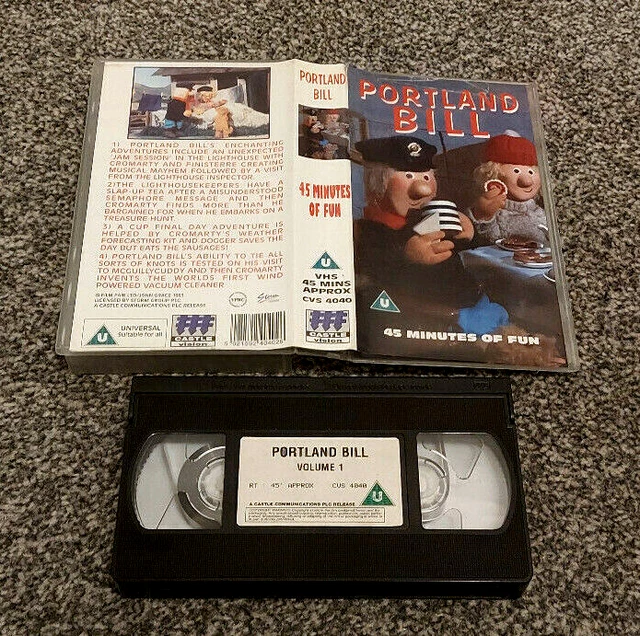 PORTLAND BILL VOLUME 1 45 Mins Of Fun Pal Vhs Video Kids Children £6.00 ...