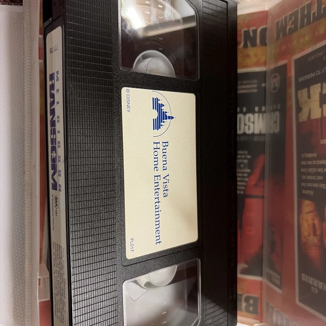 RANSOM, MEL GIBSON, VHS Tape, Vintage Video, Movie, MA15+, 1996 $19.99 ...