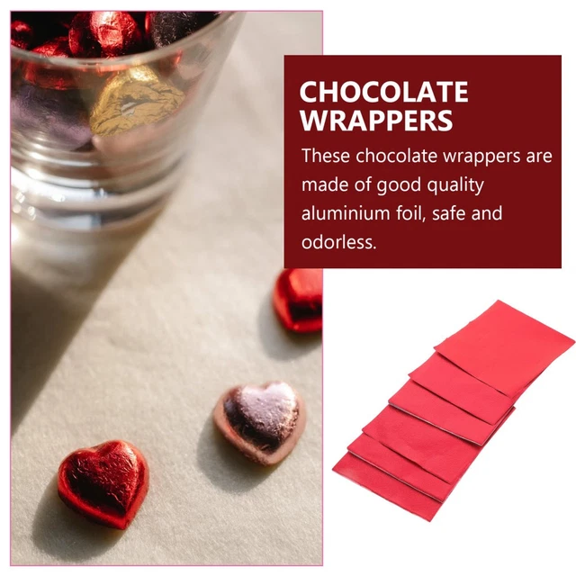 300 PCS WRAPPERS for Candy Biscuit Wrapping Papers Chocolate Truffle ...