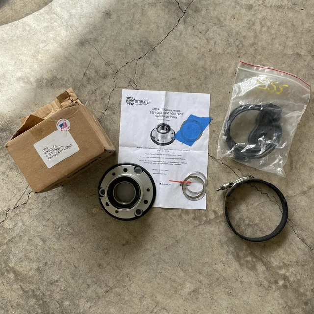 MERCEDES W211 E55 Amg M113k Supercharger Pulley Upd 83mm $650.00 ...