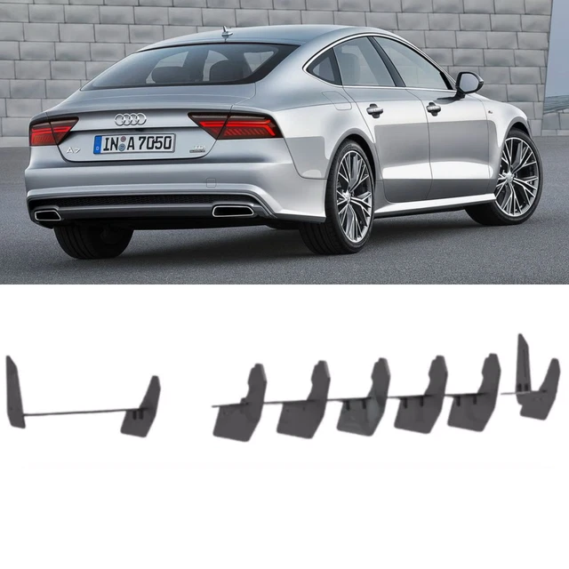 AUDI A7 C7 Facelift S-Line Rear Bumper Diffuser Side Splitter Lip (2014 ...