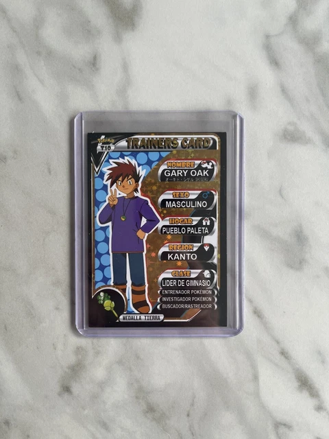CARD POKEMON POKEDEX EF VOL. III #T10 GARY OAK TRAINER 2022 Kanto PERU ...