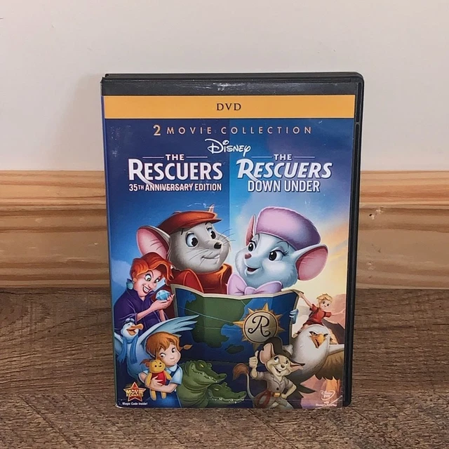 THE RESCUERS 2-MOVIE Collection (Blu-ray/DVD/Digital,2022) Disney ...