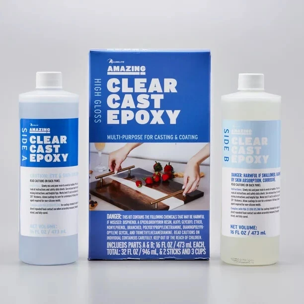 ALUMILITE AMAZING CLEAR Cast Epoxy Resin, 32 Oz - Free & Fast Delivery ...