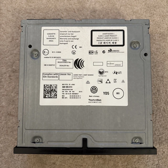 VW DISCOVER MEDIA MIB2 STD Head Unit 3Q0035874 2015-2019 £208.67 ...