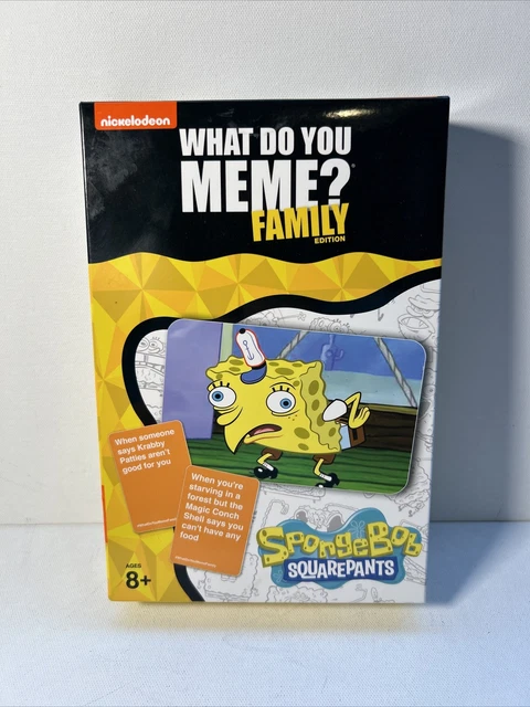 WHAT DO YOU Meme?® Family Games Featuring SpongeBob Squarepants- Fast ...