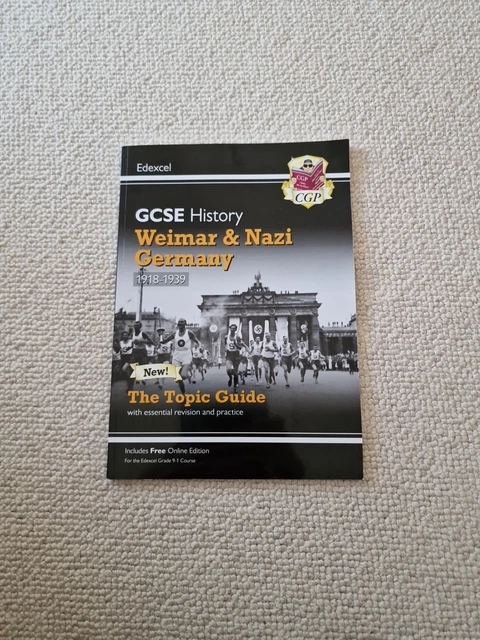 CGP EDEXCEL GCSE History Weimar And Nazi Germany 1918-1939. £3.31 ...