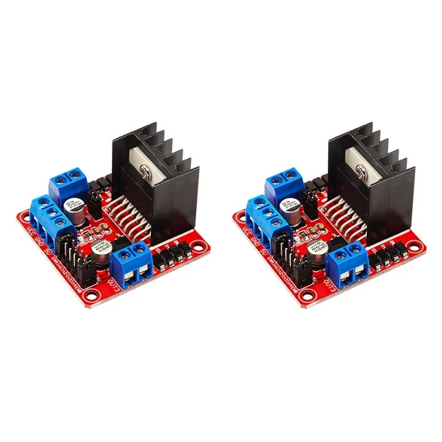 2PCS 25W L298N Dual HBridge DC Stepper Motor L298N Drive Controller ...