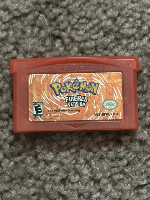 AUTHENTIC POKEMON: FIRERED Version (Nintendo Game Boy Advance, 2004 ...