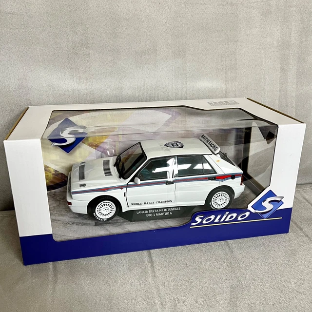 LANCIA DELTA HF Integrale Evoluzione Martini 1/18 Solido NEW EUR 39,90 ...