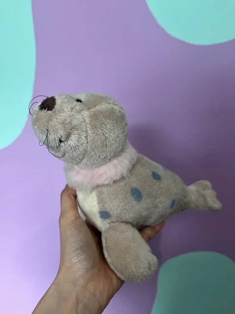 BLUE POLKA DOT Baby Seal 21cm Soft Toy Plush £3.31 - PicClick UK