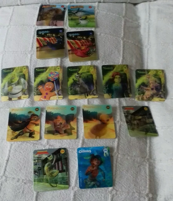DREAMWORKS HEROES 3D collectors cards. Australian Woolworths top-trump ...