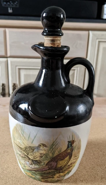 VINTAGE MONTROSE POTTERY Scotch Whisky Empty Decanter + Stopper Rare £ ...