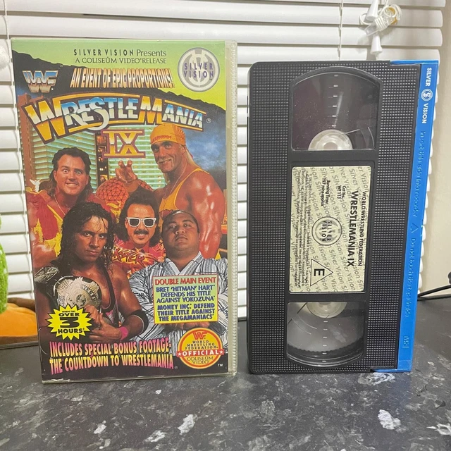 WWF WRESTLEMANIA 9 IX (WF 113) [VHS, 1993] Silver Vision WWE £9.99 ...