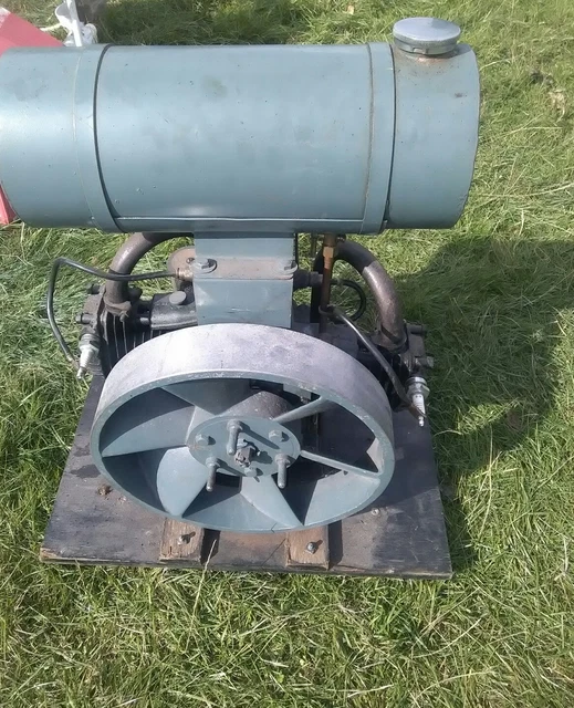 RARE VINTAGE NORMAN T300 Twin Cylinder Petrol Stationary Engine Project ...