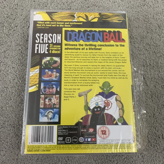DRAGON BALL - Series 5 - Complete (DVD, 2014) (English) New Sealed Box ...
