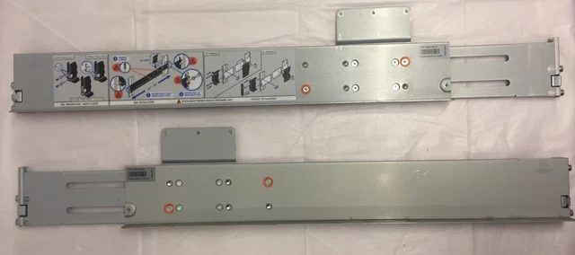 DELL POWERVAULT TL2000 2U Rack Rail Rails Expansion Shelf 0093183-07A ...