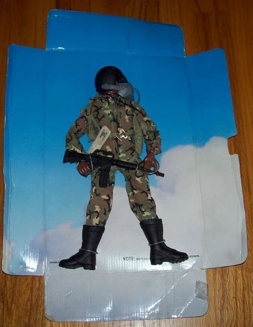 GI JOE 1996 U.S. Army Airborne Ranger African American Black soldier ...