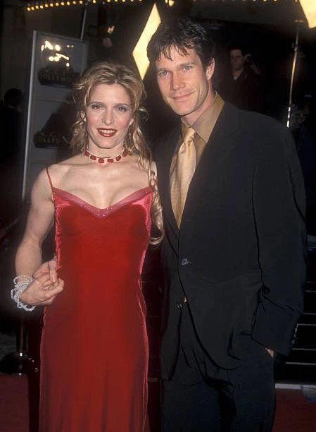 MELORA WALTERS AND Dylan Walsh at Magnolia Premiere at Mann Vi- 1999 ...