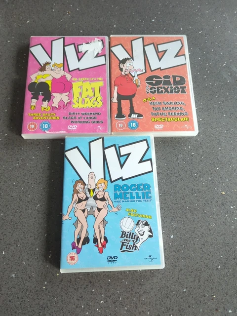 VIZ COMIC - Sid The Sexist - FAT SLAGS - Roger Mellie The Man On The ...