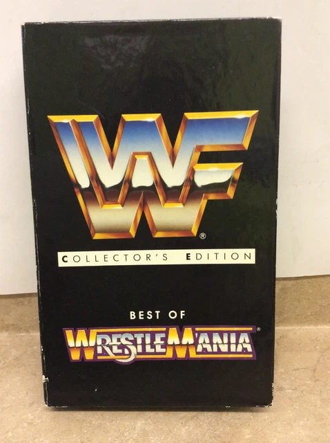 WWF COLLECTOR'S EDITION Best of Wrestlemania VHS in scatola originale ...