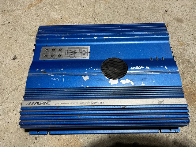 ALPINE MRV-T757 400W old school parametric equalizer amplifier Used ...