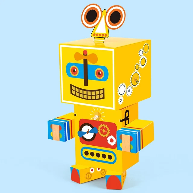 SCIENCE DIY ROBOT Paper Circuit Kit For Kids Educational Handson ...