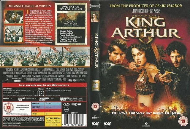 KING ARTHUR - DVD (valutato 12) PAL - CLIVE OWEN & KEIRA KNIGHTLEY EUR ...