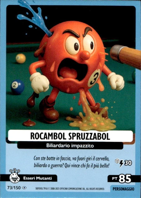 CARD SKIFIDOL ITALIAN Brainrot. Allucinazione Cosmica 2025 # 73 EUR 1 ...