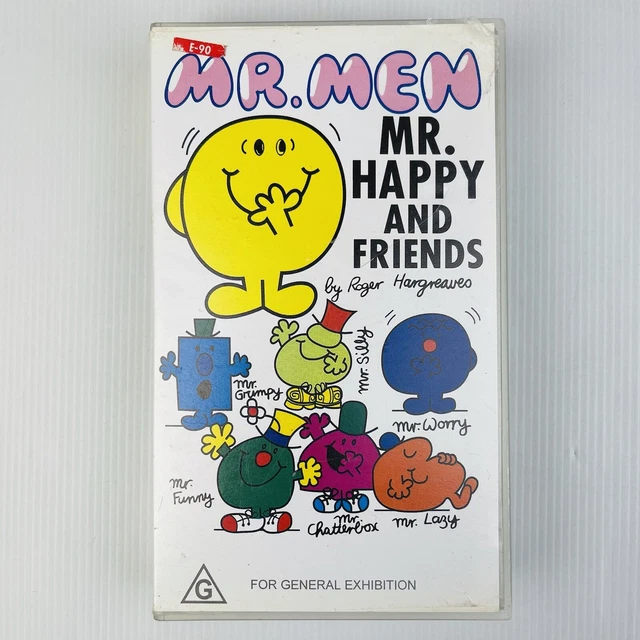VINTAGE MR. MEN - Mr Happy And Friends VHS Video Tape 1993 Roger ...