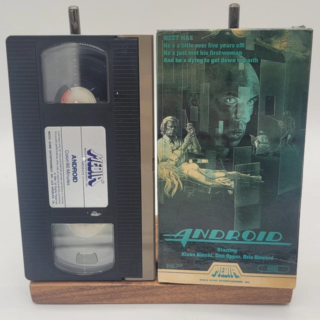 1984 FILM ANDROID Movie Sci-fi Horror Klaus Kinski Don Opera VHS Tape ...