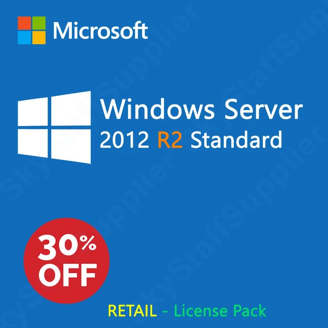 MICROSOFT WINDOWS SERVER 2012 R2 STANDARD 64 Bit License | Same-day ...