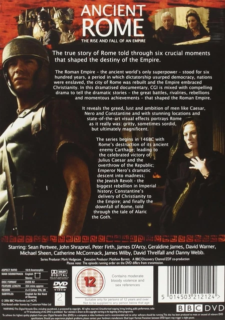 ANCIENT ROME: THE Rise and Fall of an Empire (DVD) Sean Pertwee (UK ...