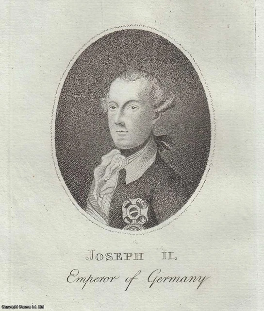 JOSEPH II, EMPEROR Of Germany, Holy Roman Emperor. An Attractive ...