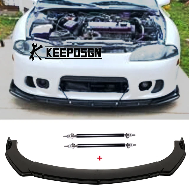 FOR MITSUBISHI ECLIPSE GS Gloss Front Bumper Lip Splitter Spoiler ...