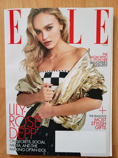 MAGAZINE ROSE NOIR Jennie, Lily Rose Depp Elle décembre/janvier 2023 ...