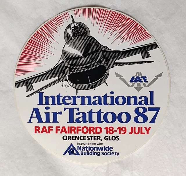 1987 RIAT INTERNATIONAL Air Tattoo RAF Fairford General Dynamics F-16 ...