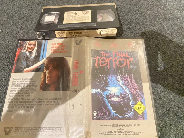 RARE/ THE FINAL Terror Vhs/ Original R-rated Horror Vestron Video £145. ...