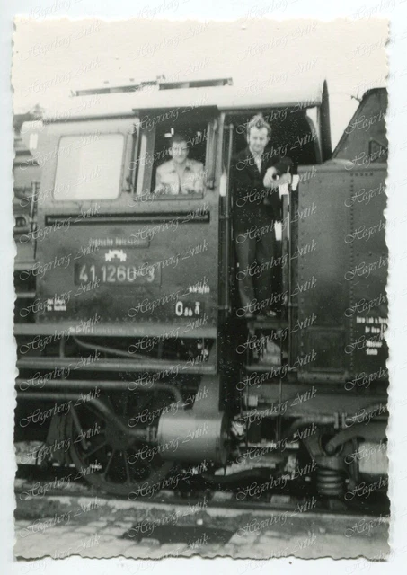 EISENBAHN FOTO DDR Dampflok DR 41 1260 Ort unbekannt (A2067) EUR 3,90 ...