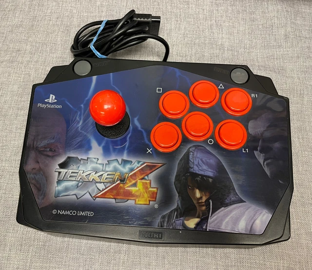 HORI TEKKEN 4 FIGHTING STICK for PS1 PS2 ARCADE JOYSTICK CONTROLLER ...