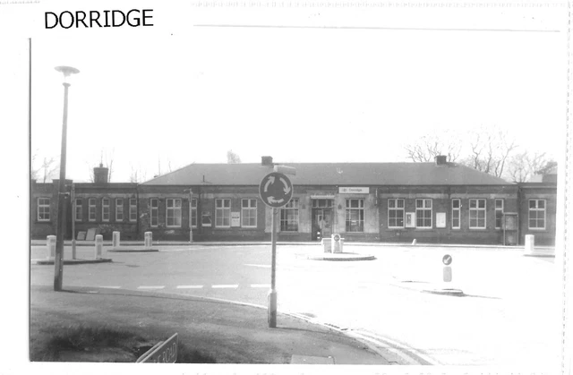 DORRIDGE RAILWAY STATION - Exterior - 1990 - Photo Print In Sleeve ...