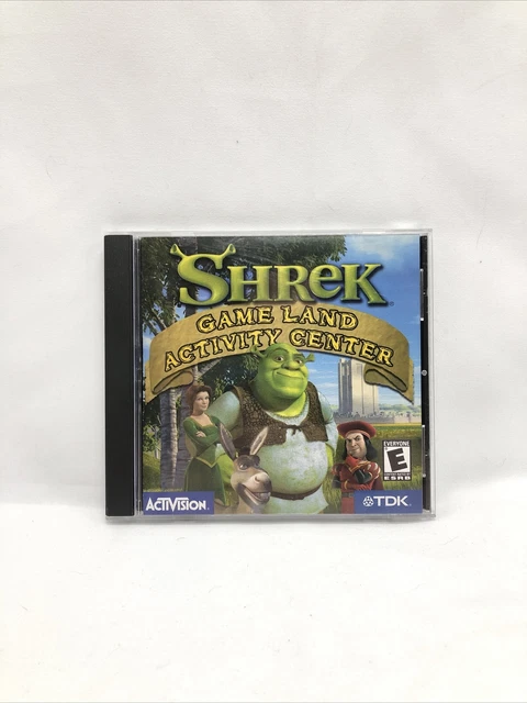 SHREK GAME LAND Activity Center PC 2002 DreamWorks windows/95/98/ME EUR ...