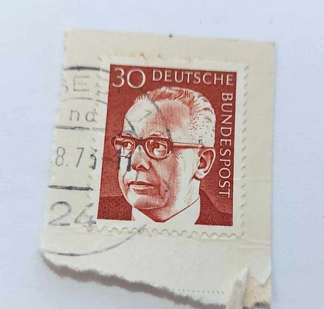 BRIEFMARKE DEUTSCHE BUNDESPOST 30 Pfennig Heinemann Nr. 122 EUR 1,00 - PicClick DE