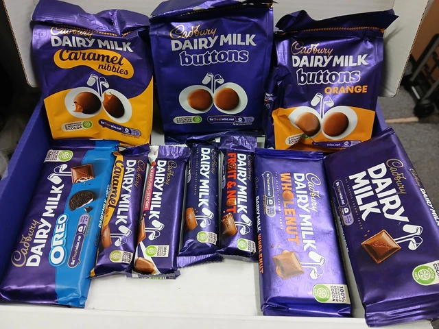 CADBURY DAIRY MILK Deluxe Chocolate Collection 10 Assorted items Exp ...